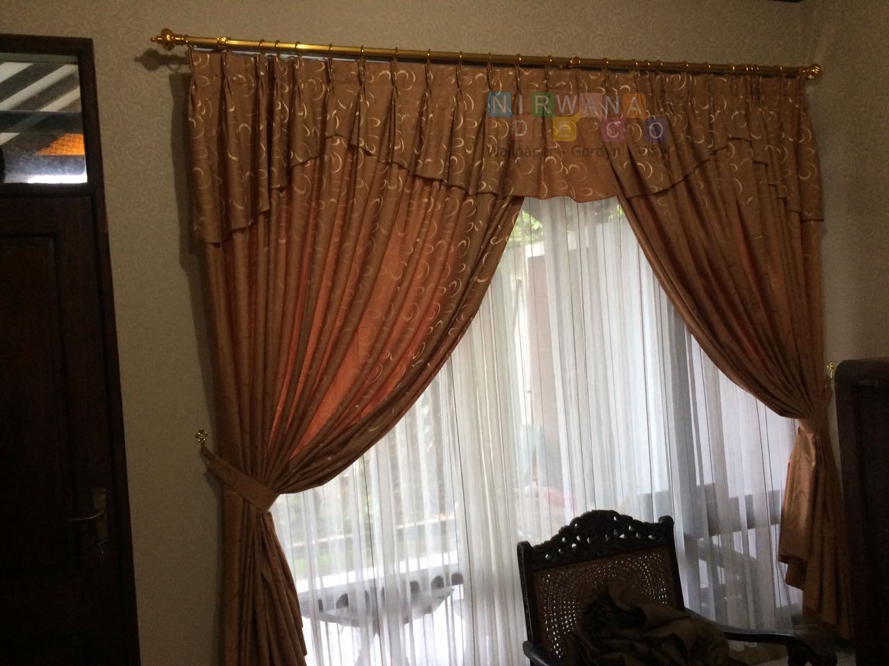 Pemasangan Gordyn Di Gendeng, Yogykarta - Nirwana Deco Jogja