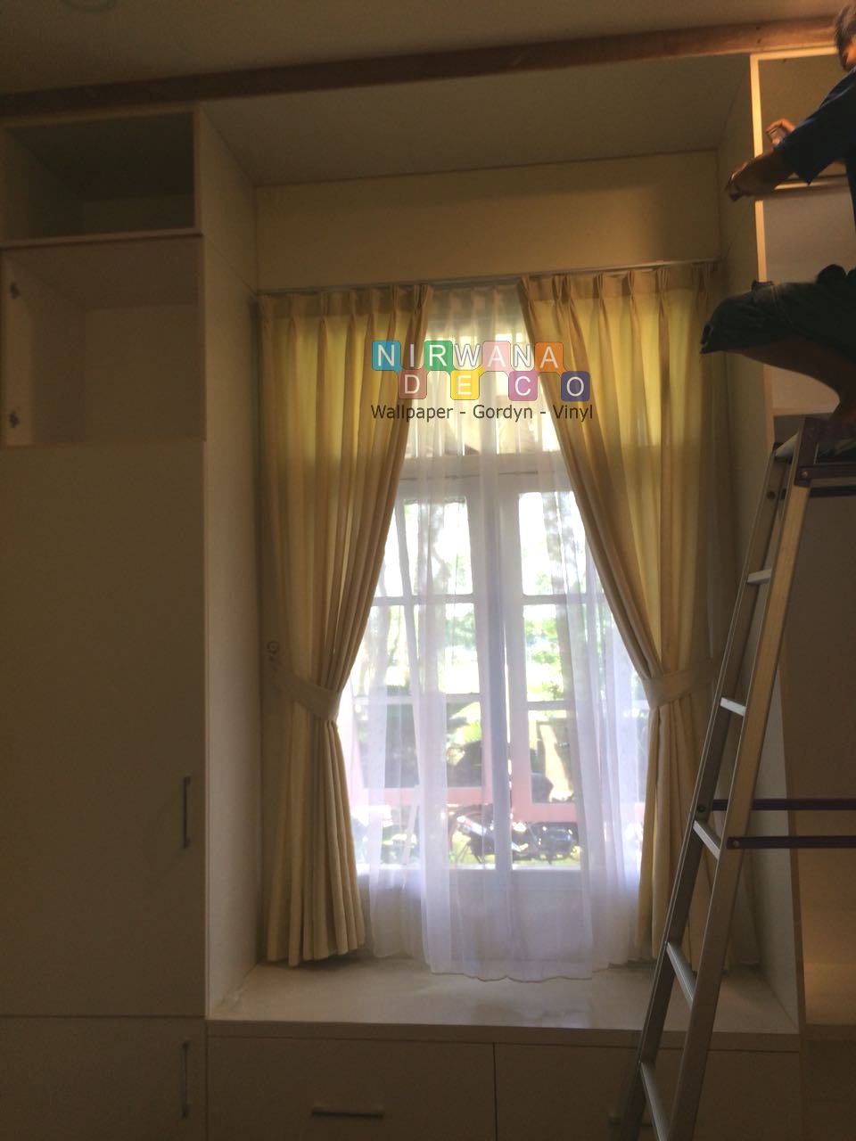 Pemasangan Gordyn Di Jombor, Sinduadi, Yogyakarta