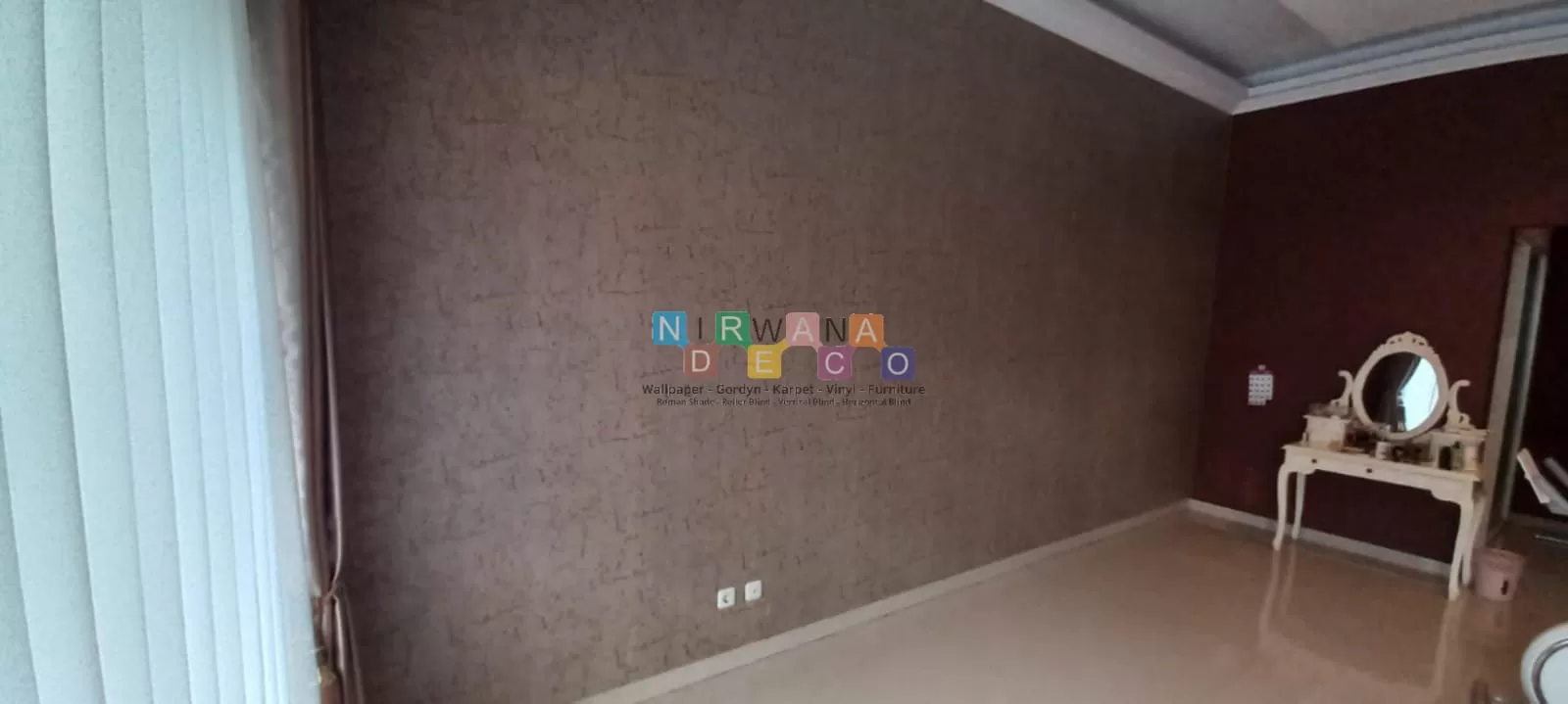 Pemasangan Wallpaper Di Sidomoyo, Godean, Sleman - Nirwana Deco
