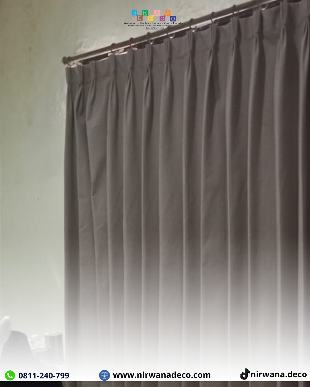 Pemasangan Gordyn di Tenggilis Surabaya oleh Nirwana Deco Surabaya ...